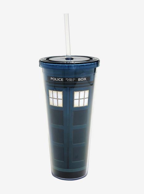 Doctor Who TARDIS Acrylic Travel Cup | Hot Topic