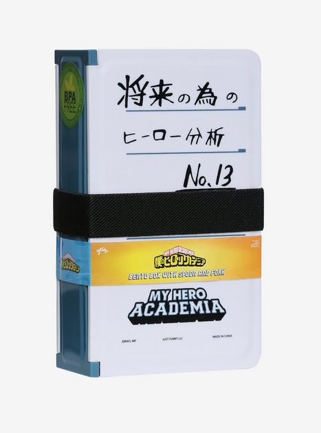 My Hero Academia Bento Box With Spoon & Fork Set | Hot Topic