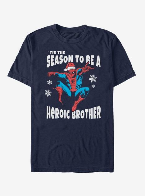 Marvel Spider-Man Heroic Brother T-Shirt - BLUE | BoxLunch