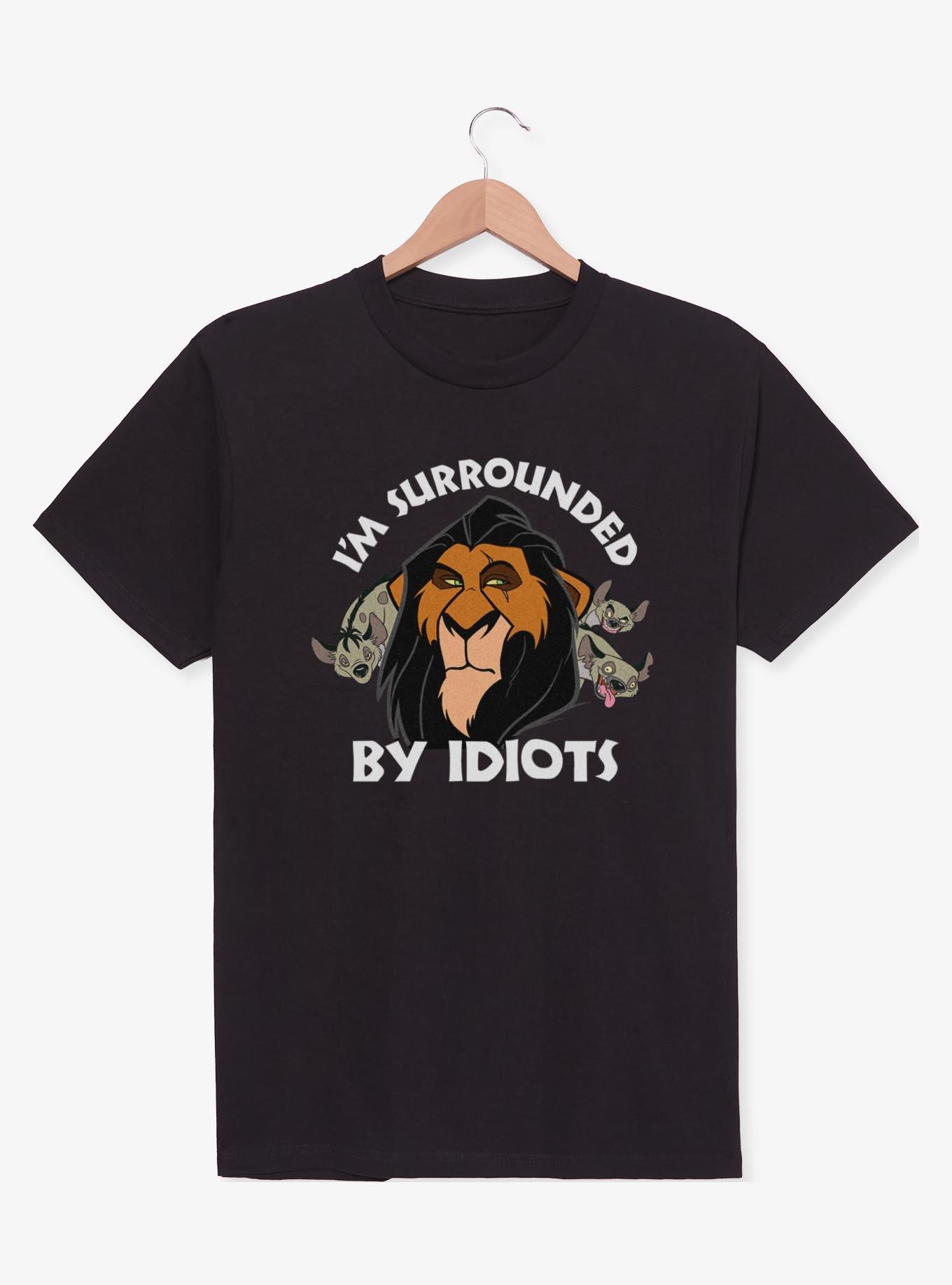 Disney The Lion King Scar Surrounded By Idiots T-Shirt - BLACK | BoxLunch