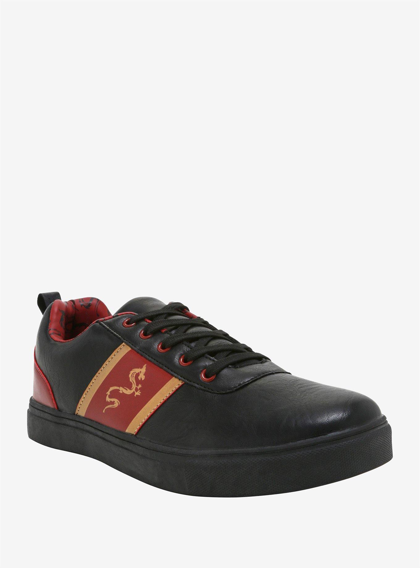 Disney Mulan Mushu Faux Leather Lace-Up Sneakers | Hot Topic