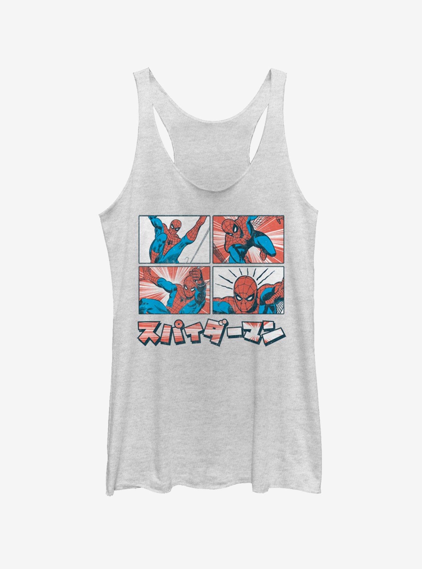 Marvel Spider Man Comic Spidey Girls Tank White Hot Topic