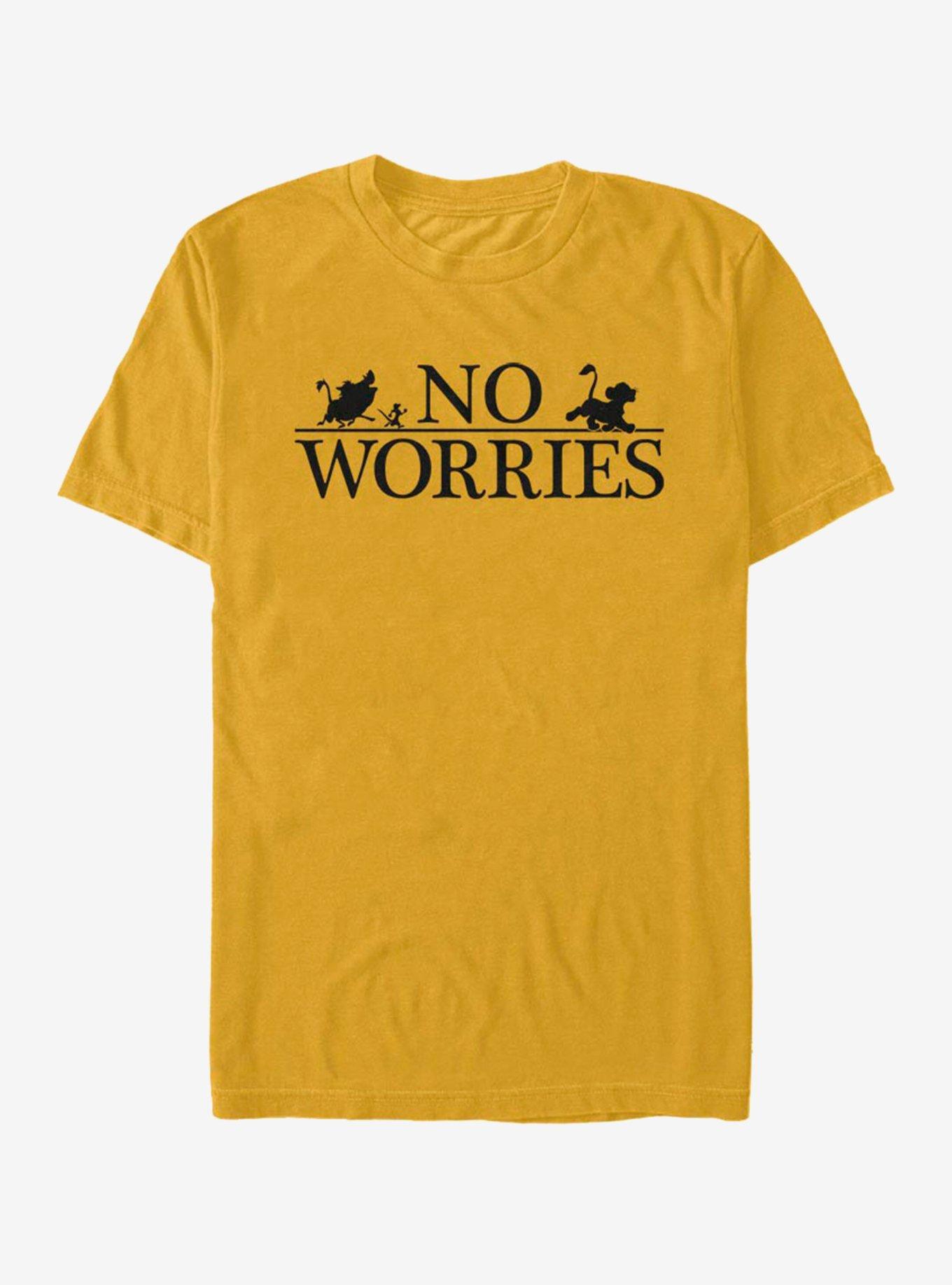 Disney The Lion King No Worries Logo T-Shirt - GOLD | Hot Topic