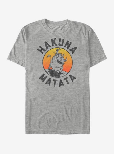 Disney The Lion King Pumba Ride T-Shirt - GREY | Hot Topic