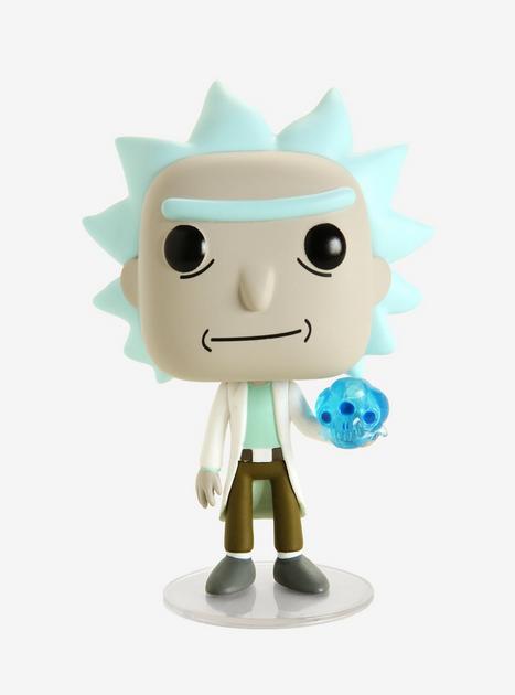 Funko Rick And Morty Pop! Animation Rick With Crystal Skull Vinyl ...