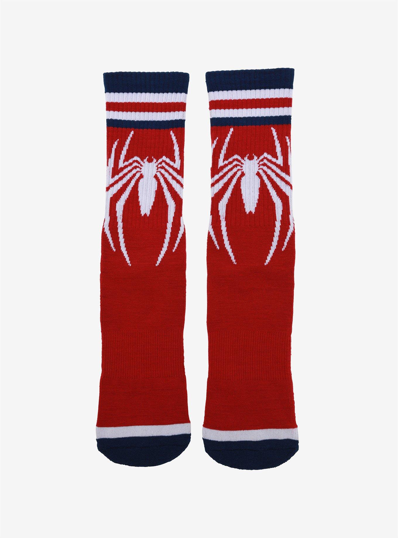 Marvel Spider-Man Logo Crew Socks | Hot Topic