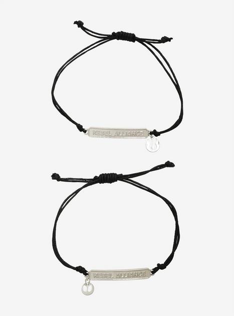 Star Wars Rebel Alliance & Jedi Order Bracelet Set | Hot Topic