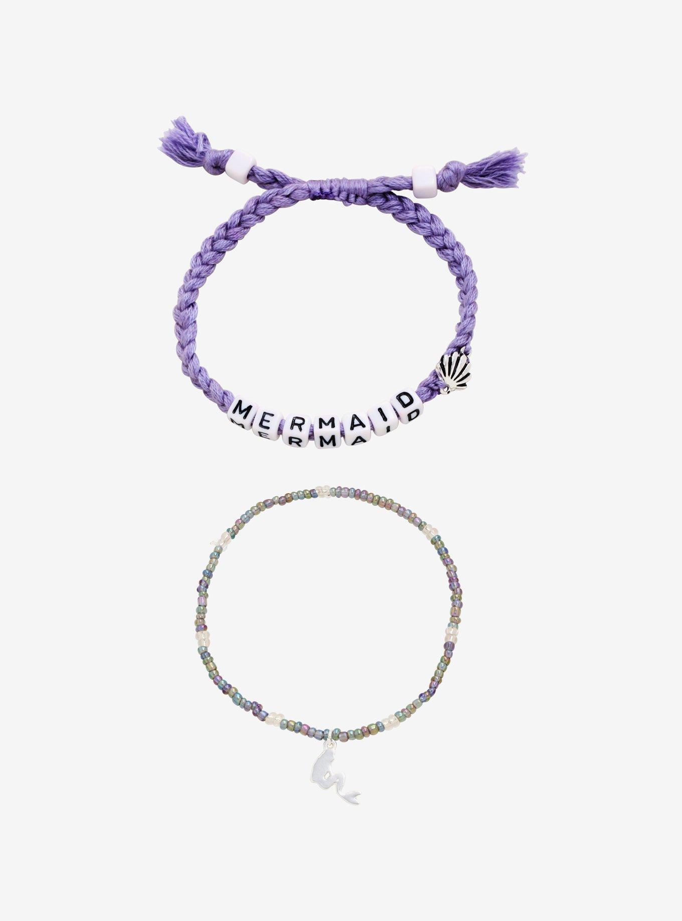 Disney The Little Mermaid Letter Block Bracelet Set - BoxLunch ...