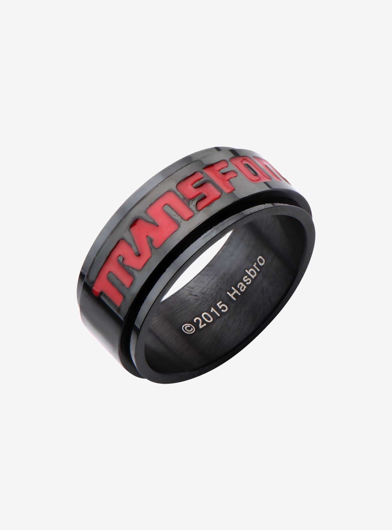 Transformers Autobot Spinner Ring | Hot Topic