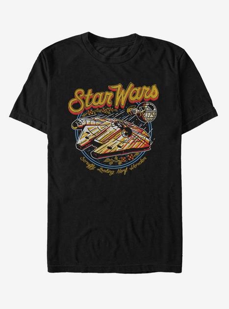 Star Wars Minimum Falcon T-Shirt - BLACK | BoxLunch