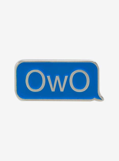 OwO Text Enamel Pin | Hot Topic