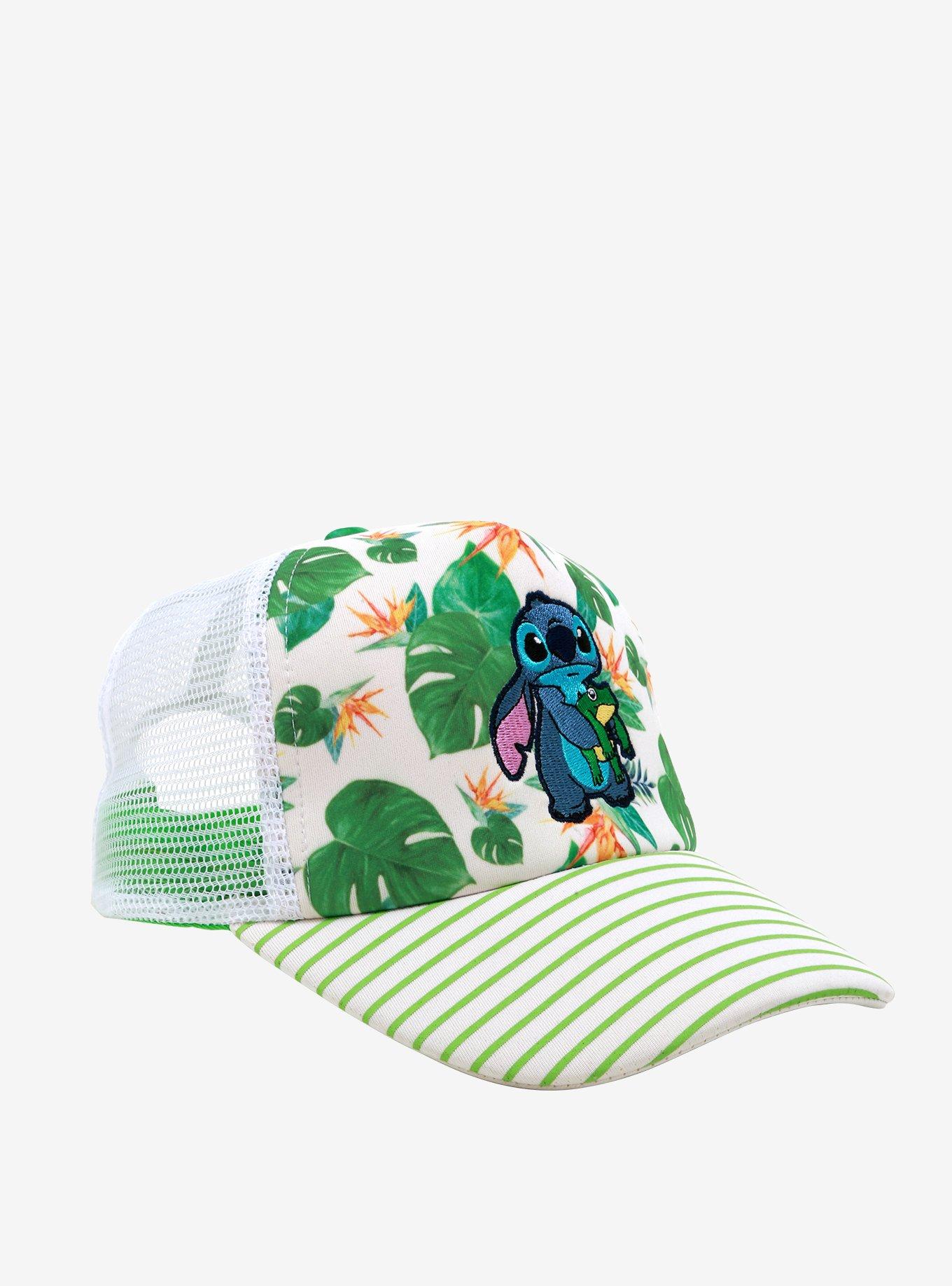 Disney Lilo & Stitch Tropical Frog Trucker Hat | Hot Topic