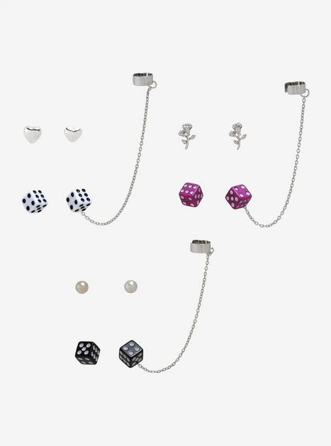 Dice Cuff Earring Set | Hot Topic