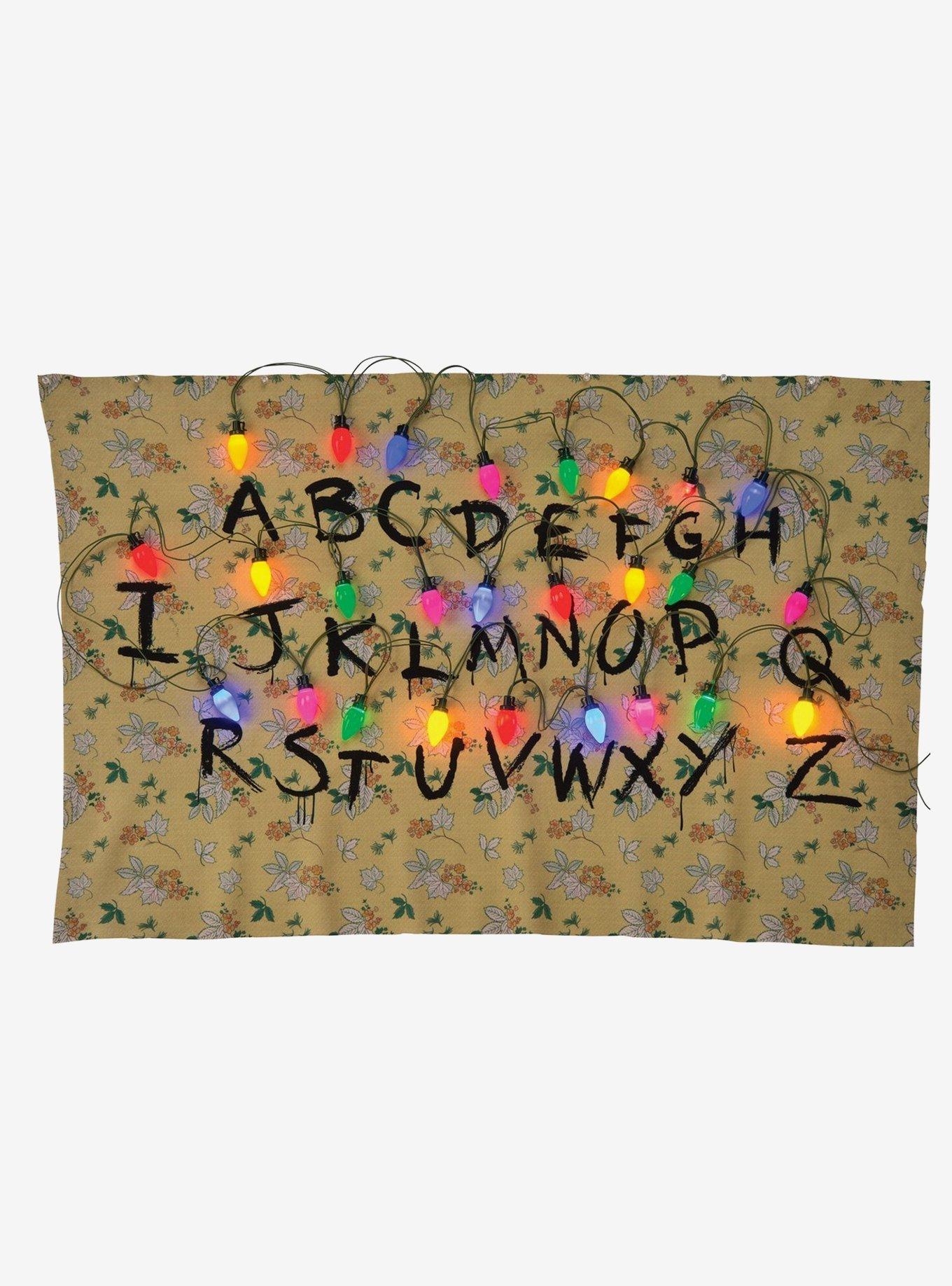 Stranger Things Alphabet Tapestry | BoxLunch