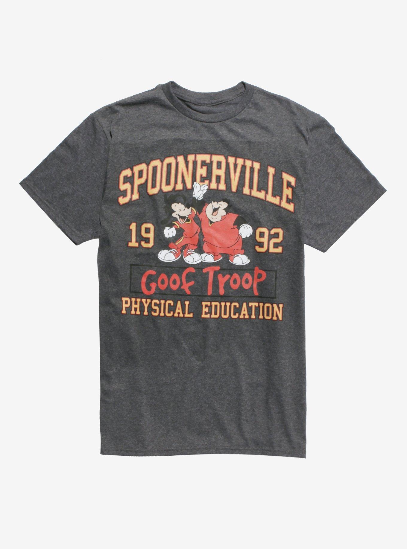 Disney A Goofy Movie Spoonerville Physical Education Department T-Shirt ...
