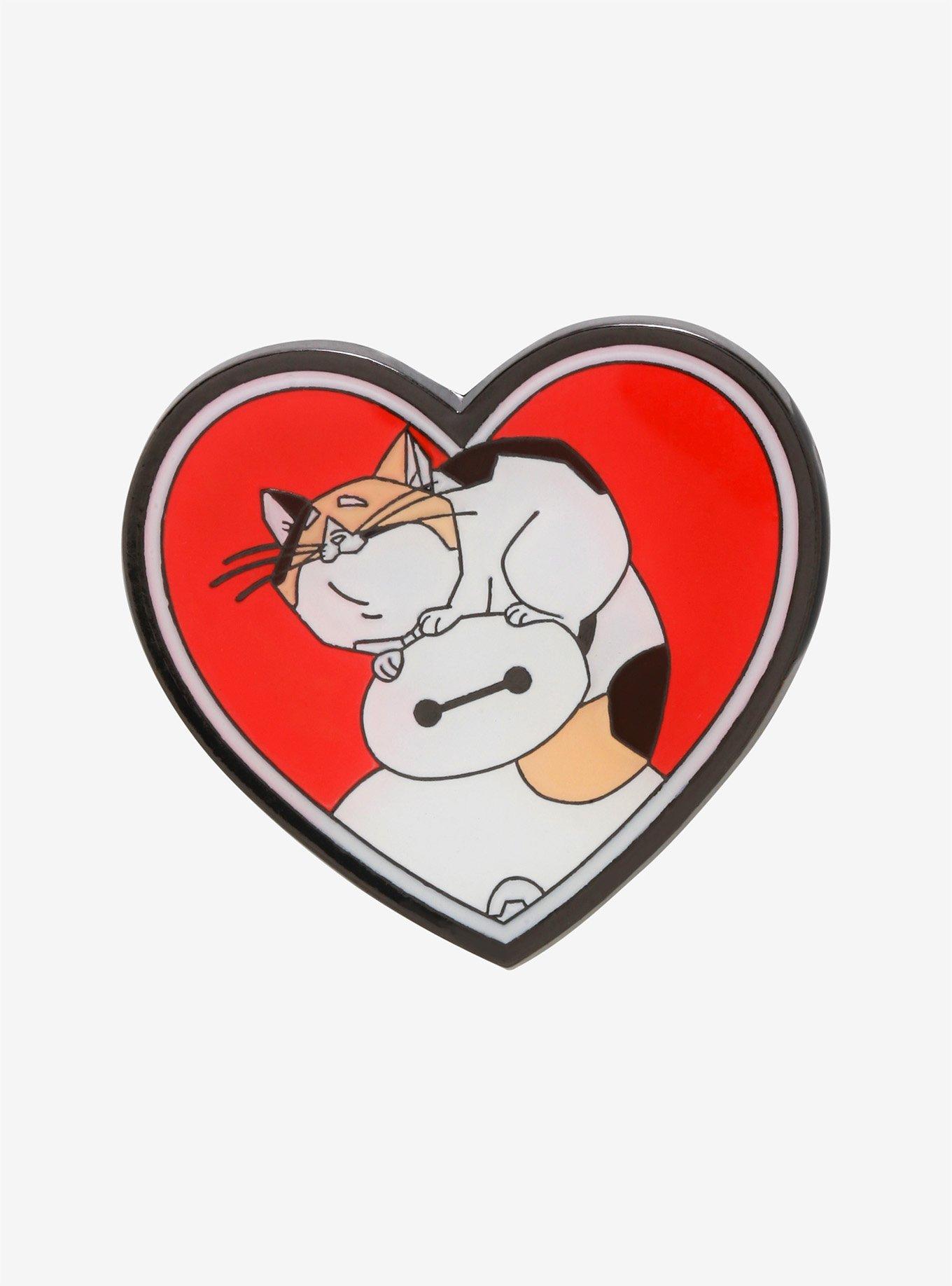 Loungefly Disney Big Hero 6 Baymax Mochi Heart Enamel Pin - BoxLunch ...