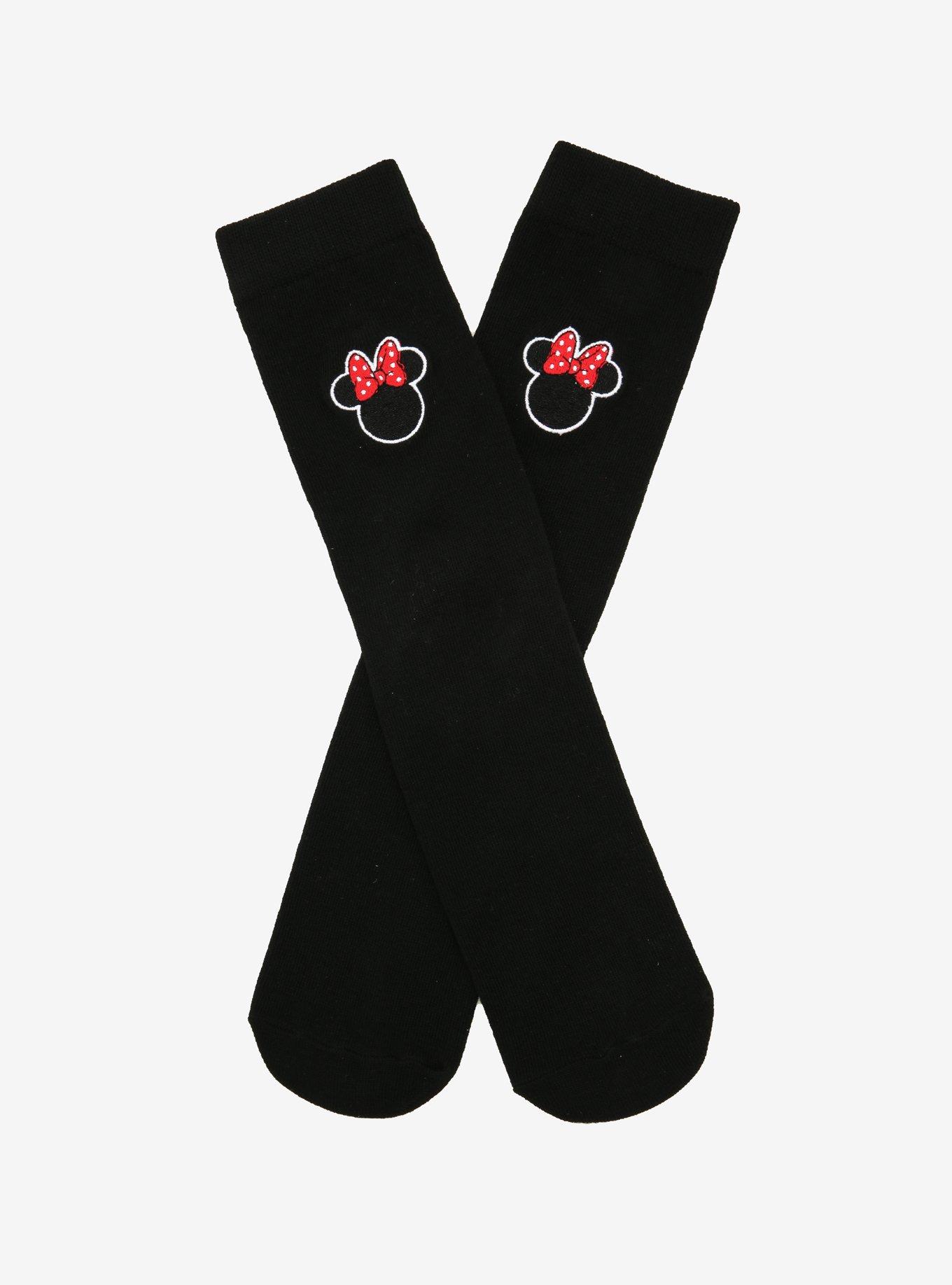 Disney Minnie Mouse Icon Crew Socks | Hot Topic