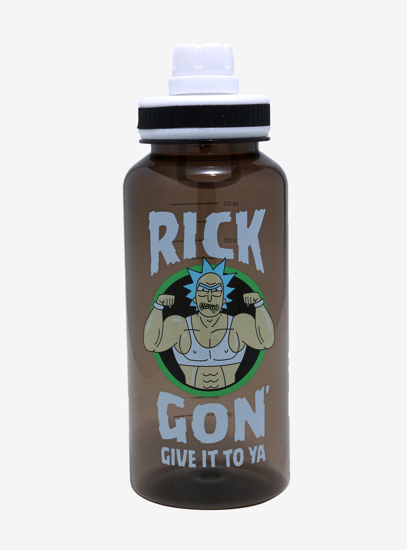 Rick And Morty Rick Gon' Give It To Ya Water Bottle | Hot Topic