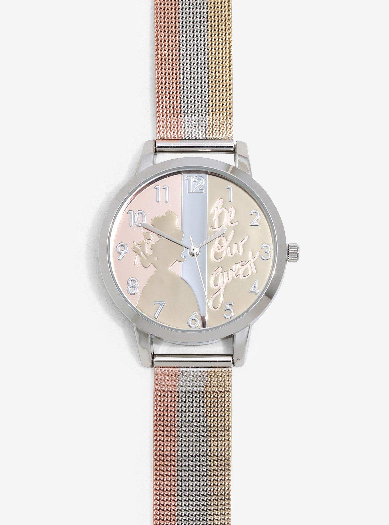 Disney Princess Belle Be Our Guest Mesh Watch | Hot Topic
