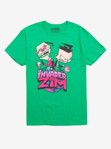 Invader Zim Planet Logo Green T-Shirt | Hot Topic