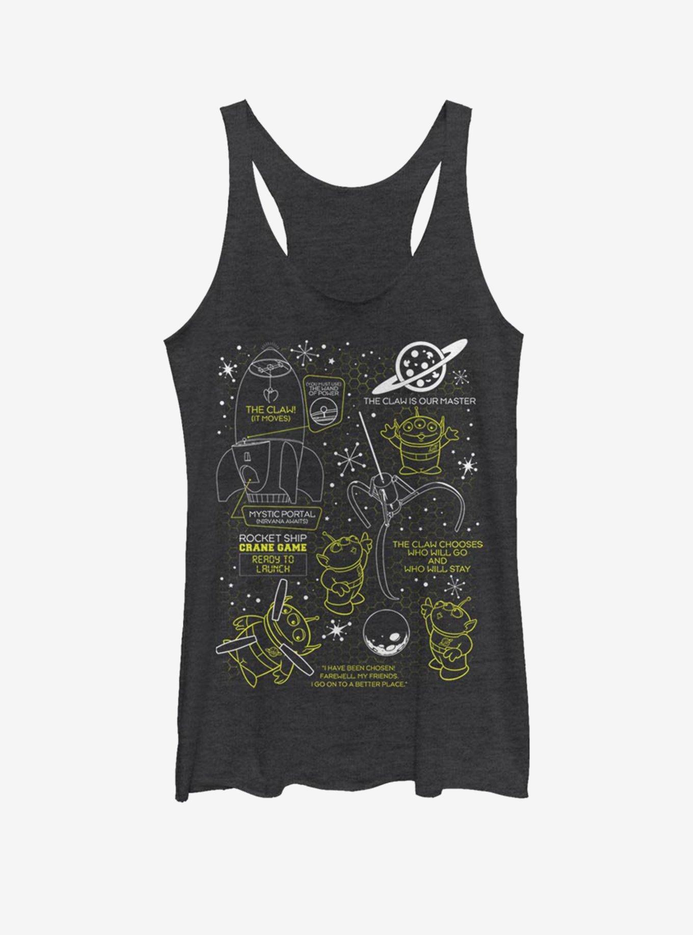 Disney Pixar Toy Story Claw Master Womens Tank Top - BLACK | BoxLunch