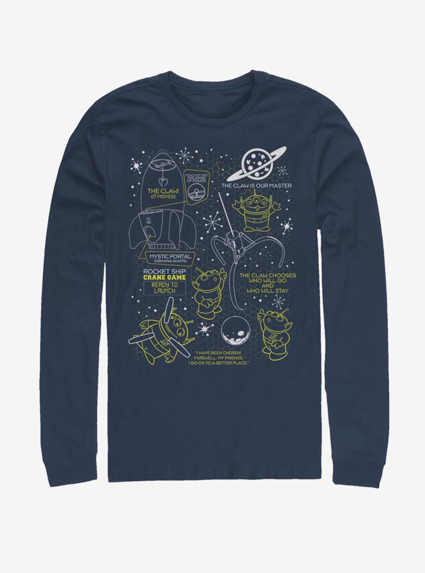 Disney Pixar Toy Story Claw Master Long-Sleeve T-Shirt - BLUE | BoxLunch