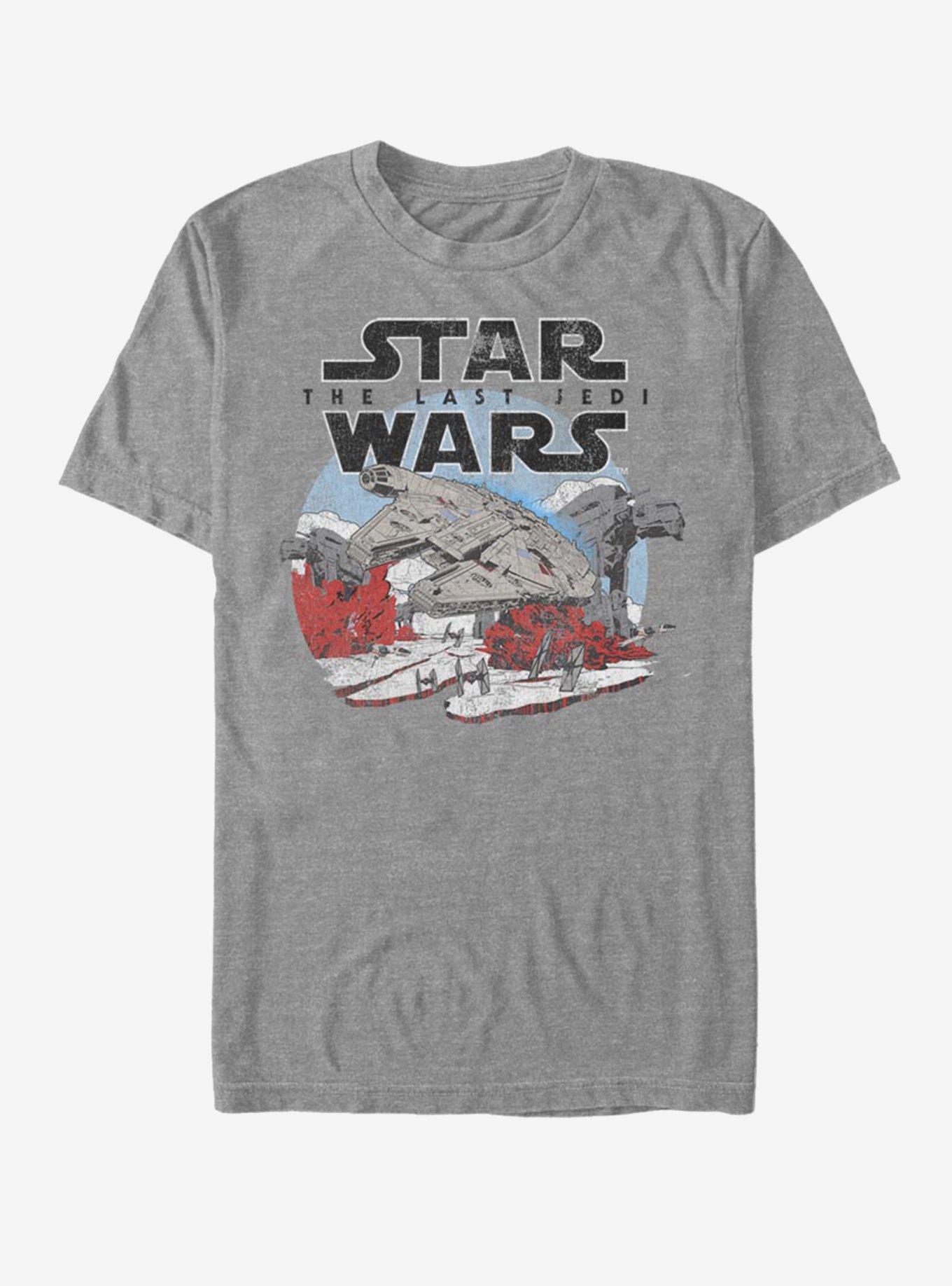 Star Wars Salt Battle T-Shirt - GREY | BoxLunch