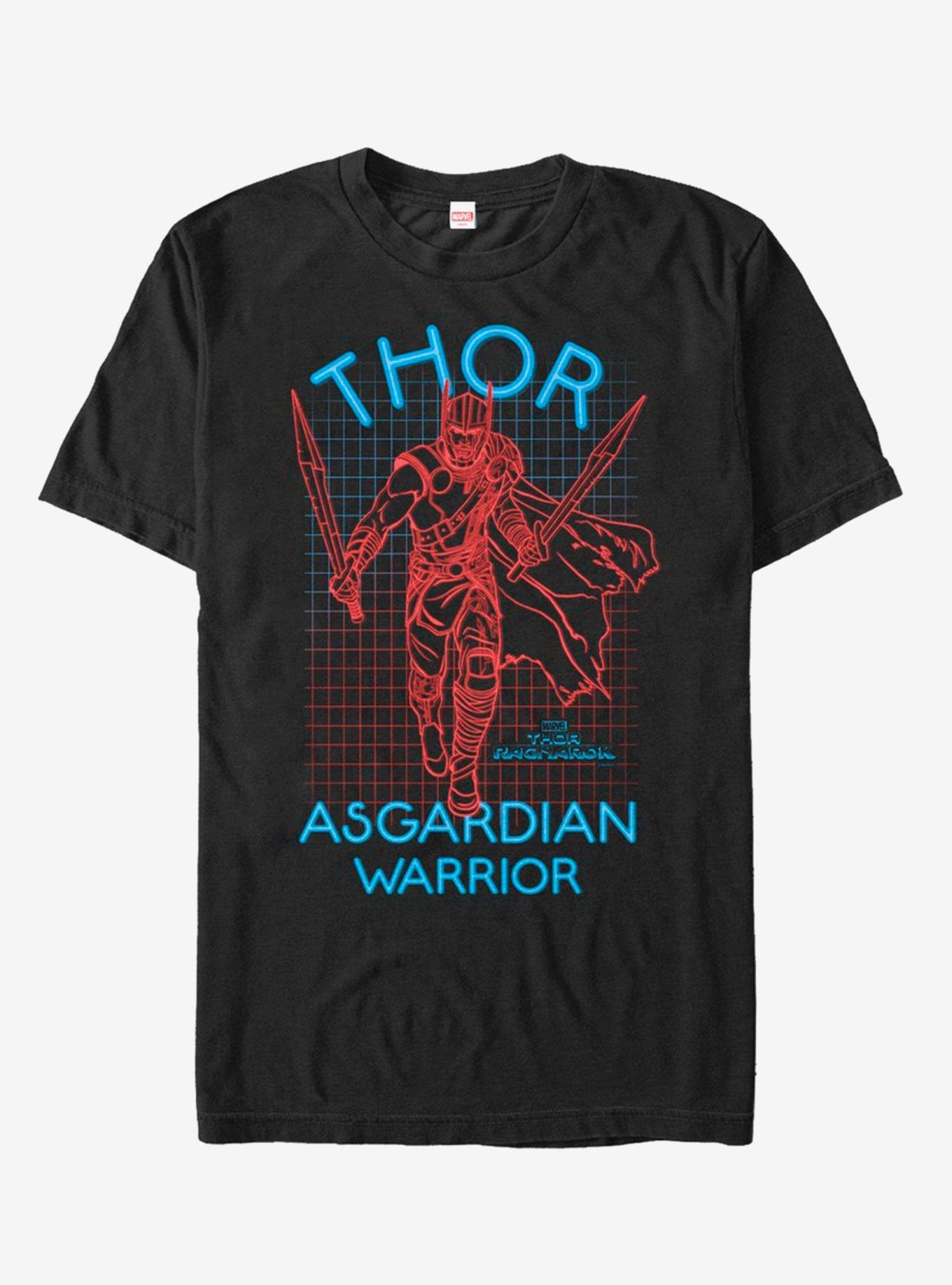 Marvel Thor Asgardian Warrior Thor T-Shirt - BLACK | Hot Topic