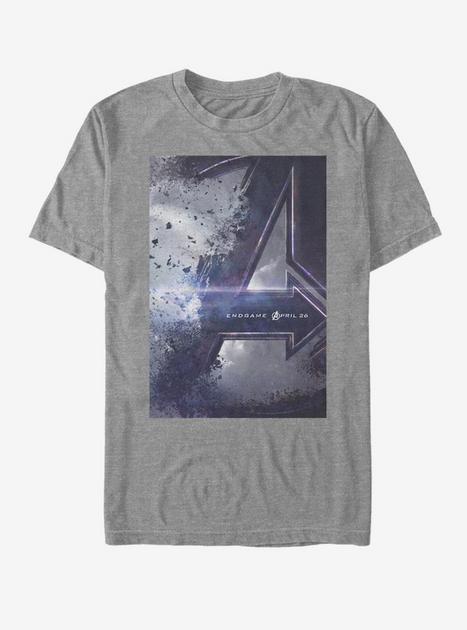 Marvel Avengers: Endgame Poster T-Shirt - GREY | BoxLunch