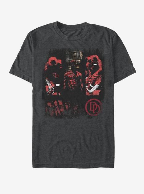 Marvel Daredevil Collage T-Shirt - GREY | BoxLunch