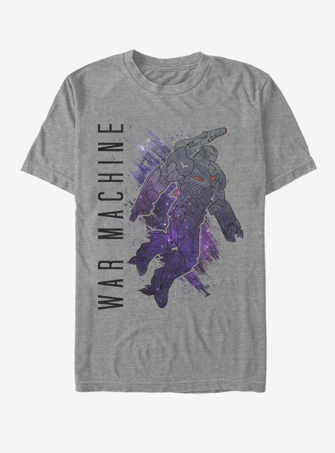 Marvel Avengers: Endgame War Machine Painted T-Shirt - GREY | BoxLunch