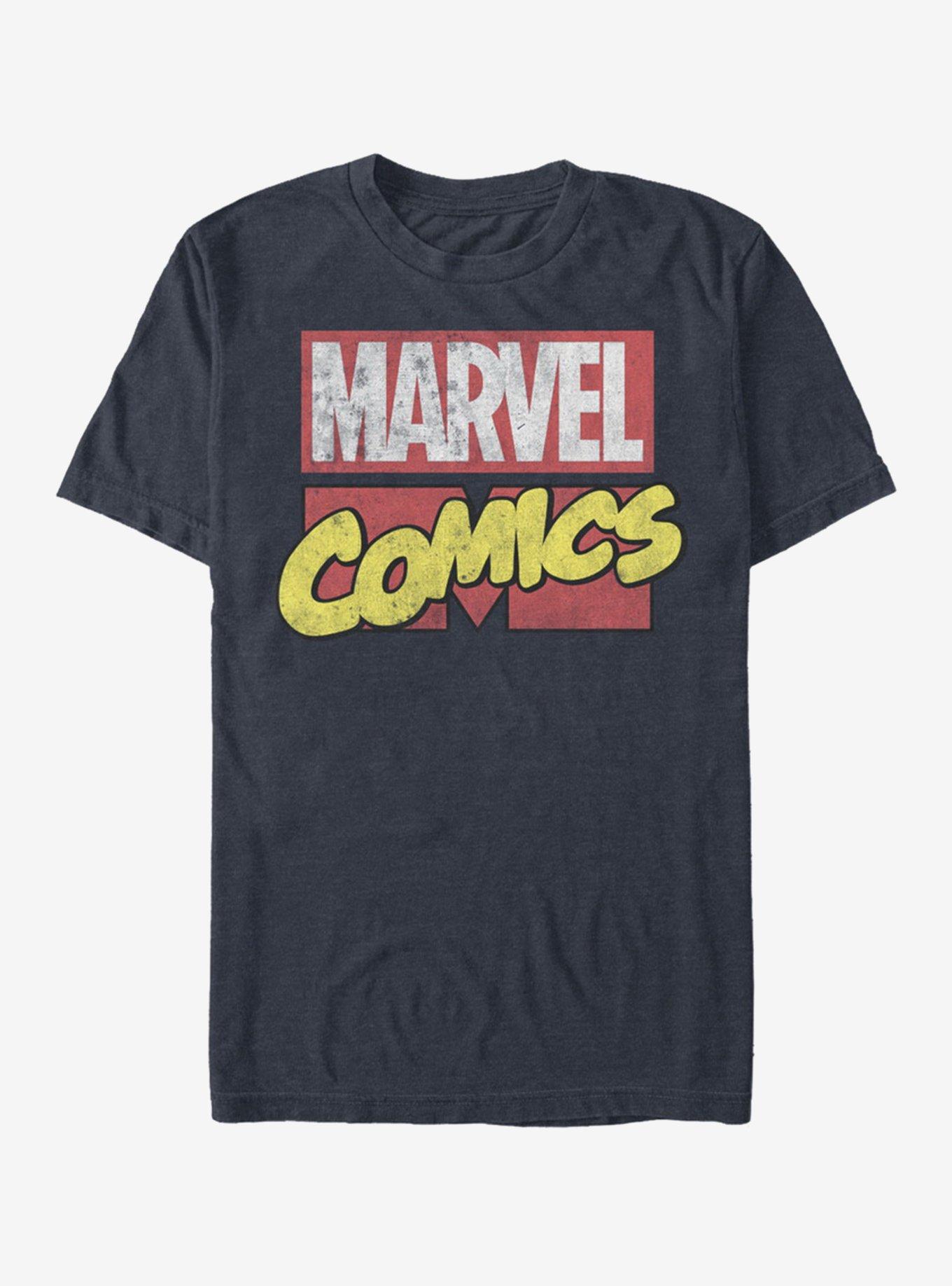 Marvel Classic Comics T-Shirt - BLUE | BoxLunch