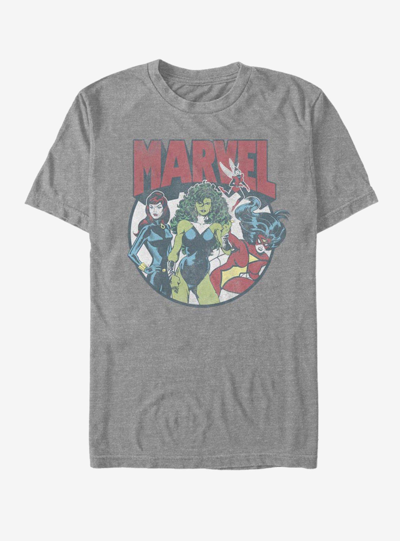 Marvel Gals T-Shirt - GREY | BoxLunch