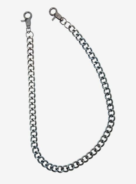 Gunmetal 24 Inch Basic Wallet Chain | Hot Topic