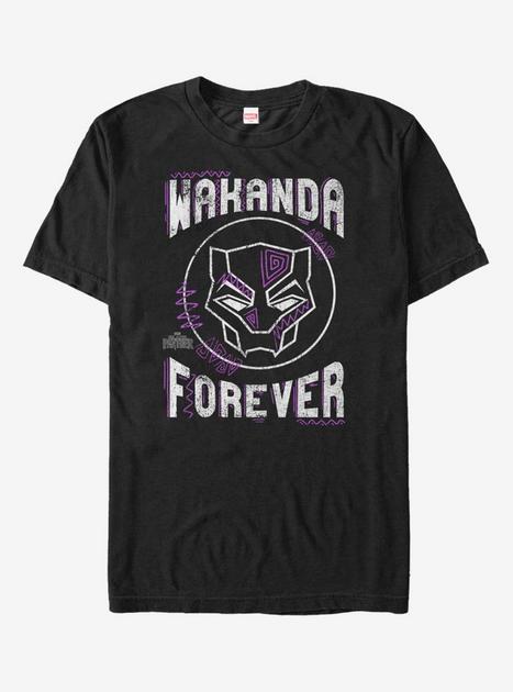 Marvel Black Panther Wakanda Forever T-Shirt - BLACK | Hot Topic