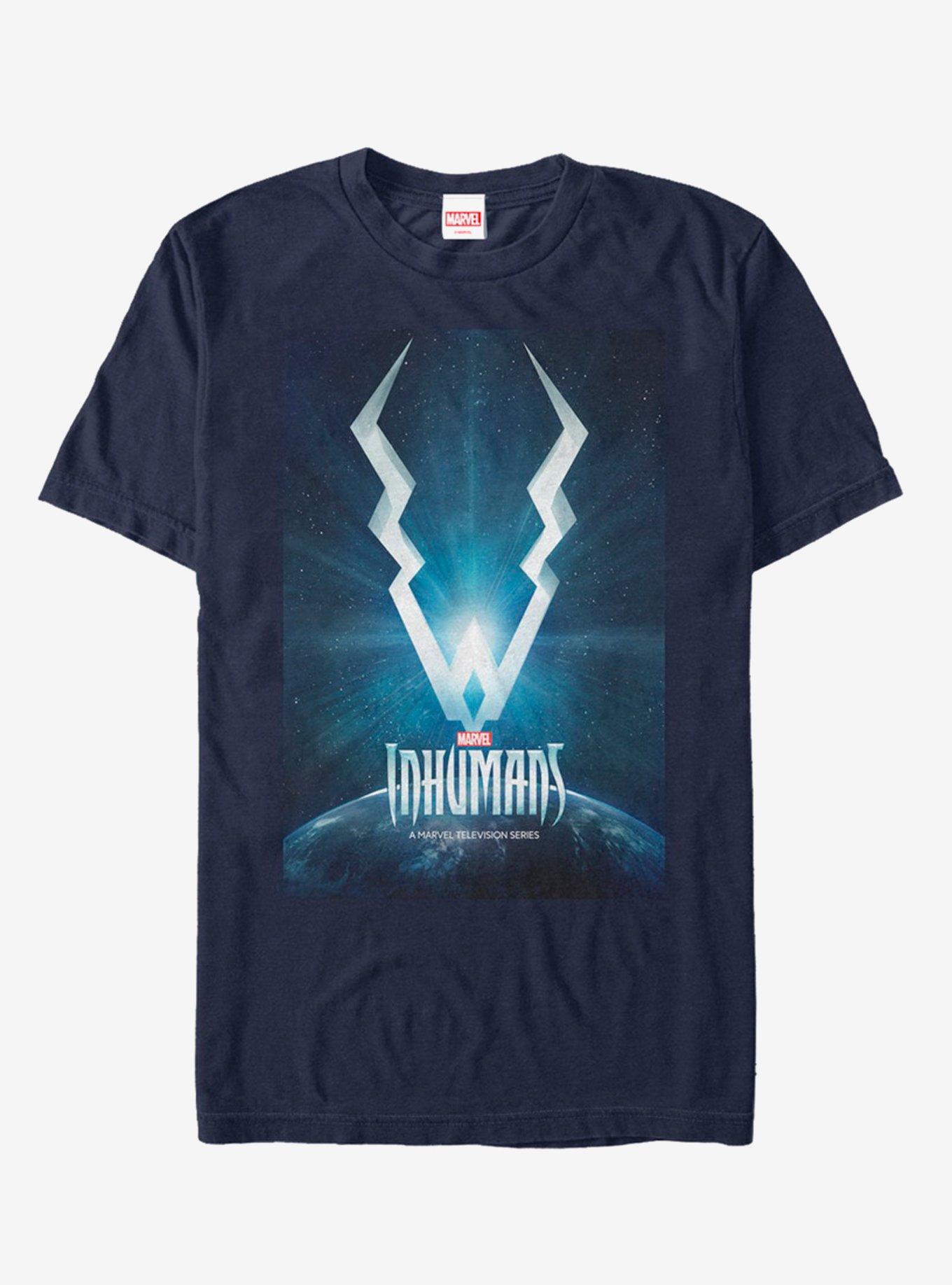 Marvel Inhumans InhumansTV Poster T-Shirt - BLUE | Hot Topic