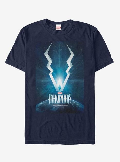 Marvel Inhumans InhumansTV Poster T-Shirt - BLUE | Hot Topic
