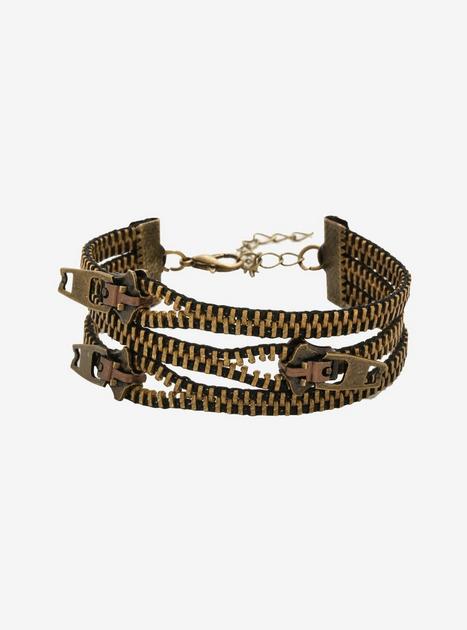 Zipper Bracelet | Hot Topic