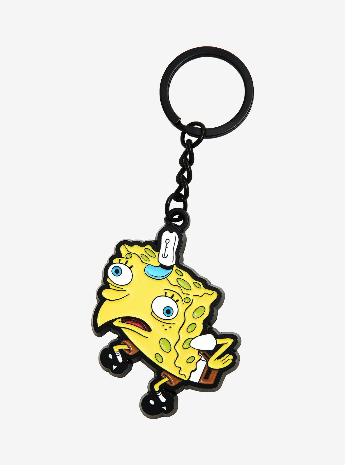SpongeBob SquarePants Mocking SpongeBob Enamel Keychain - BoxLunch ...