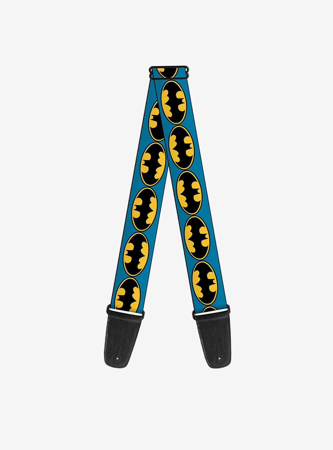 DC Comics Guitar Strap Batman Bat Signal | Hot Topic