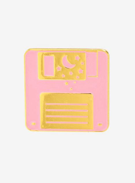 Cosmic Floppy Disk Enamel Pin - BoxLunch Exclusive | BoxLunch