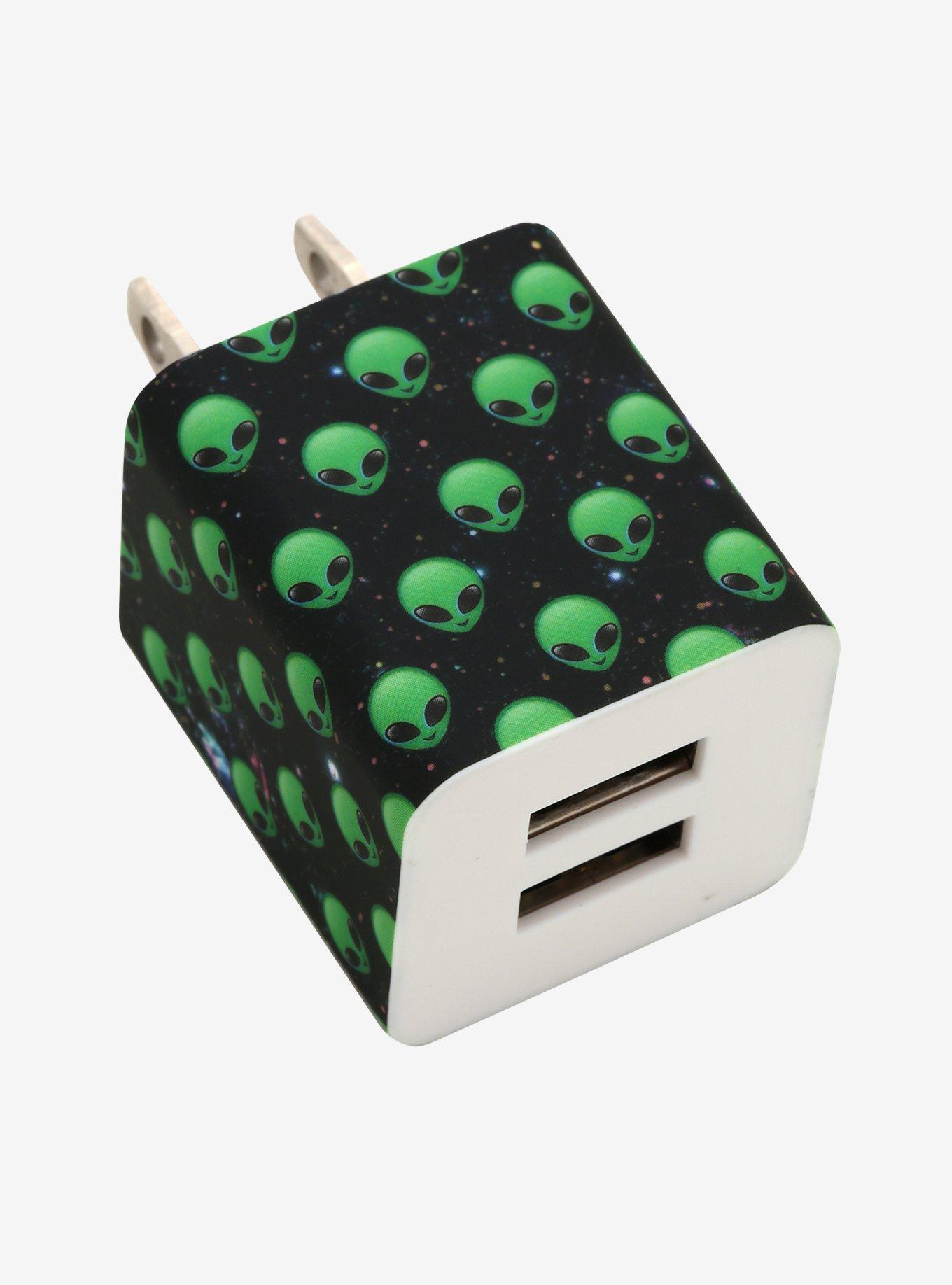 Green Alien LED Wall Charger | Hot Topic
