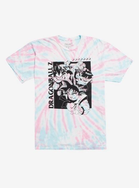 Dragon Ball Z Pink & Blue Tie-Dye T-Shirt | Hot Topic