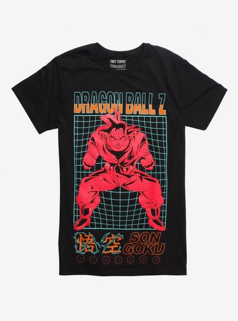 Dragon Ball Z Son Goku Grid T-Shirt | Hot Topic