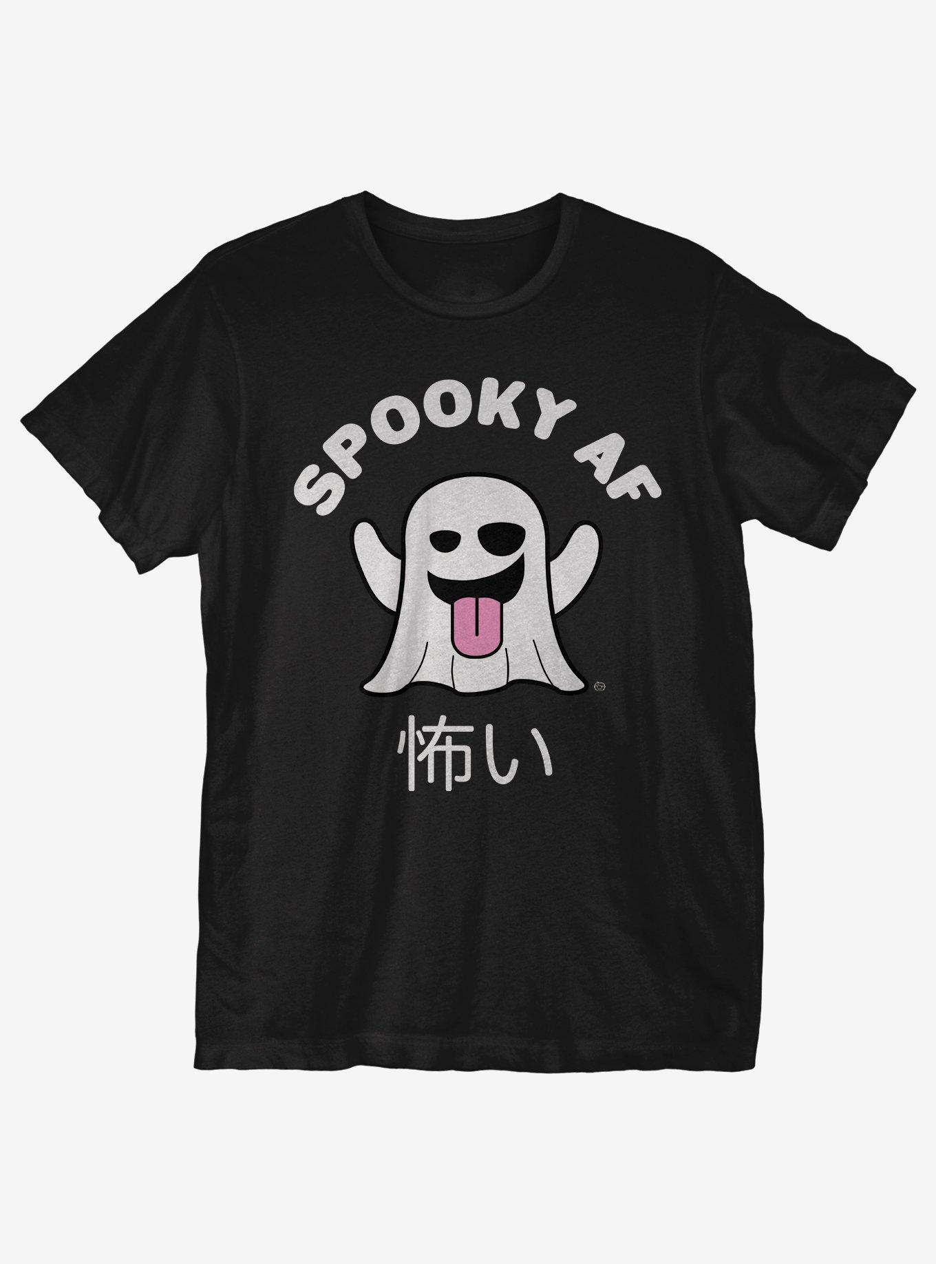 Spooky AF Ghost T-Shirt - BLACK | Hot Topic