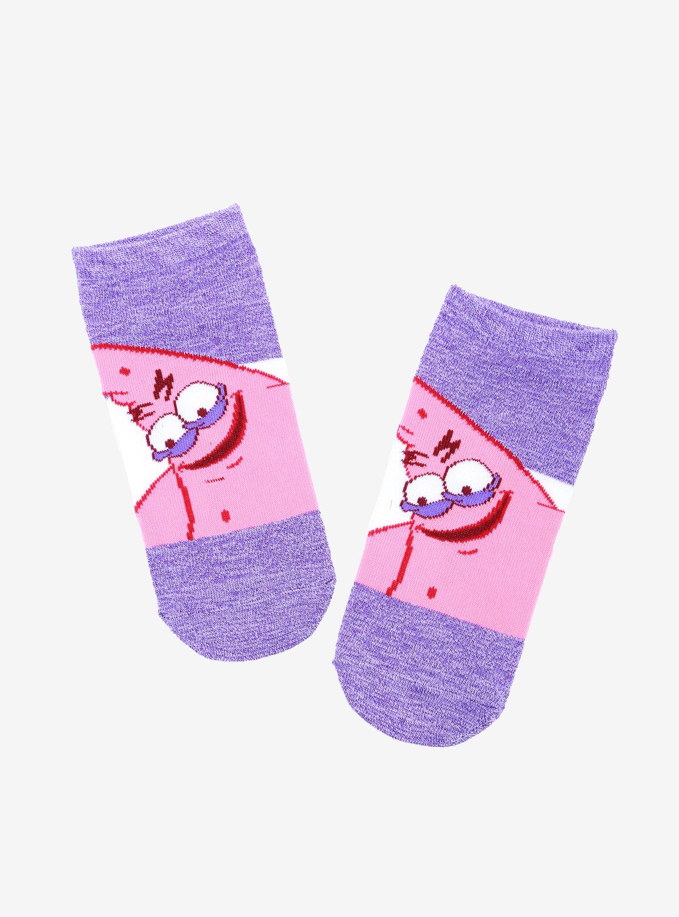 SpongeBob SquarePants Savage Patrick No-Show Socks | Hot Topic