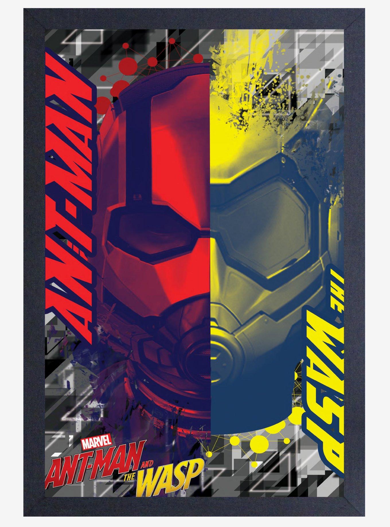 Marvel Antman And The Wasp Mask Split Poster | Hot Topic