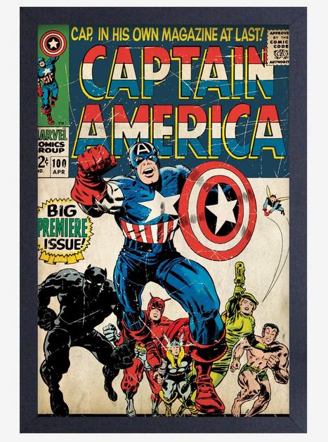 Marvel Captain America #100 Poster | BoxLunch