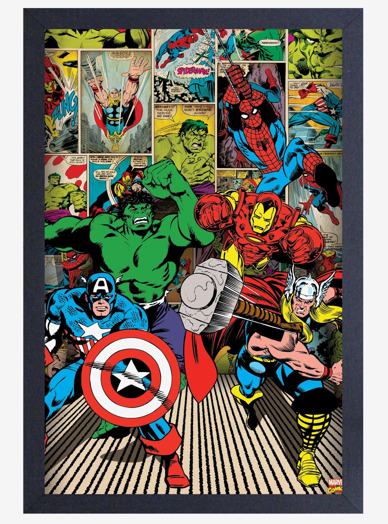 Marvel Panel Collage Poster | BoxLunch
