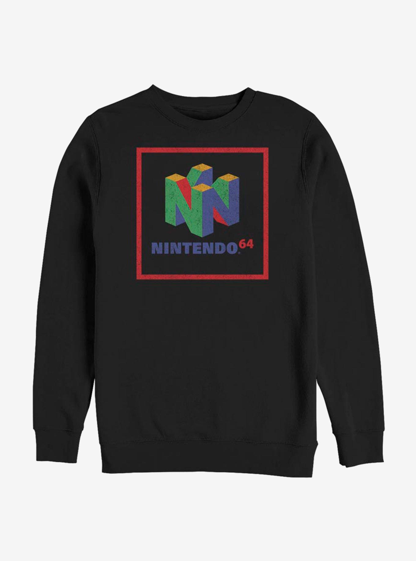 Nintendo 64 Logo Element Sweatshirt - BLACK | BoxLunch
